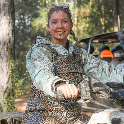 Waterproof 1/2 Zip Bog Hoodie | Womens - Sage – Gator Waders