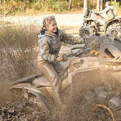 Waterproof 1/2 Zip Bog Hoodie | Womens - Sage – Gator Waders